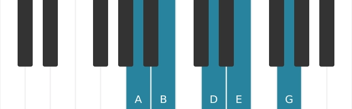 The A Egyptian scale
